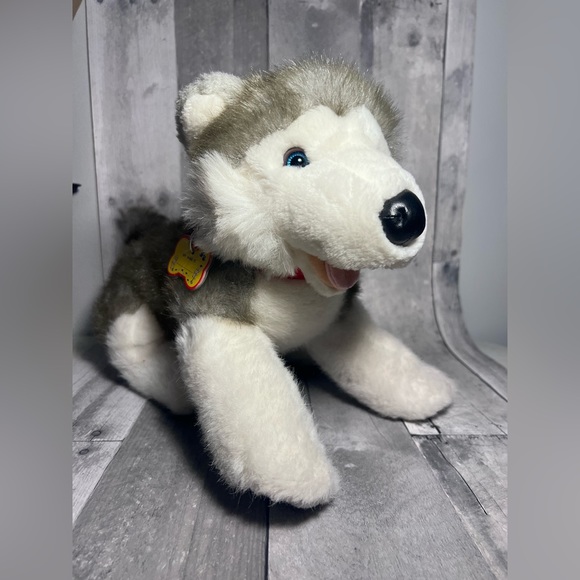 Build-A-Bear | Toys | Build A Bear Siberian Husky Wolf Dog Plush With ...